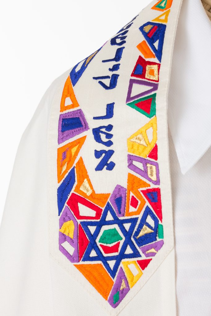 Cary - Unisex Handmade Silk Tallit - The Tallis Lady