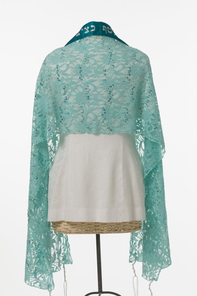 Brooklyn - Women's Handmade Viscose Blend Lace Tallit - The Tallis Lady