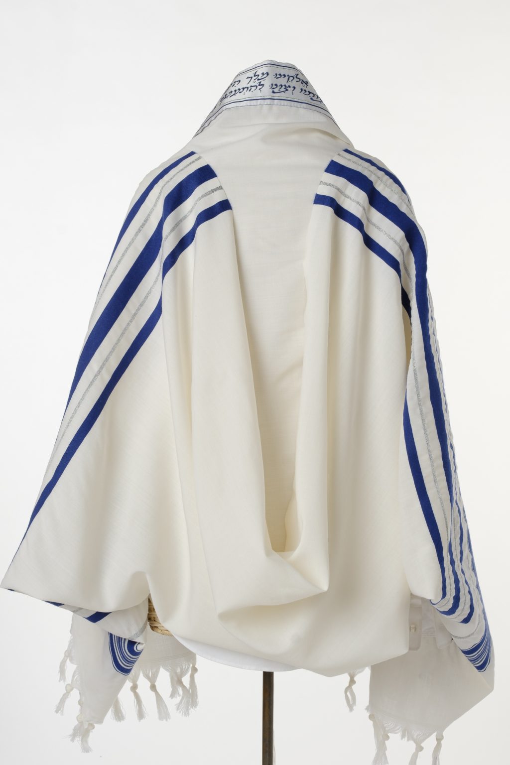 Silas - Men's Traditional Wool Tallit, Large Size - The Tallis Lady