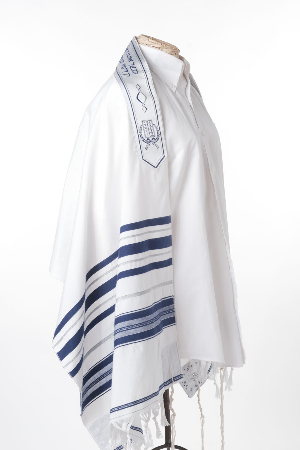 Ephraim - Men's Traditional Acrylic Tallit - The Tallis Lady